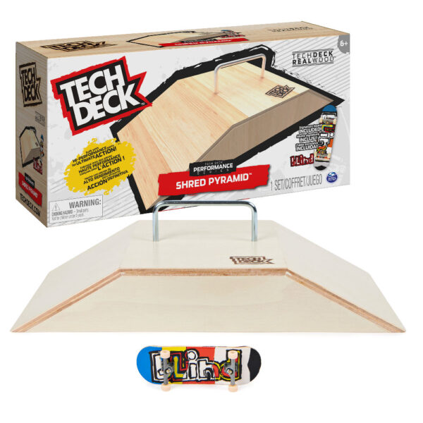 Tech deck performance wooden shred pyramid – Dragon Skate Shop